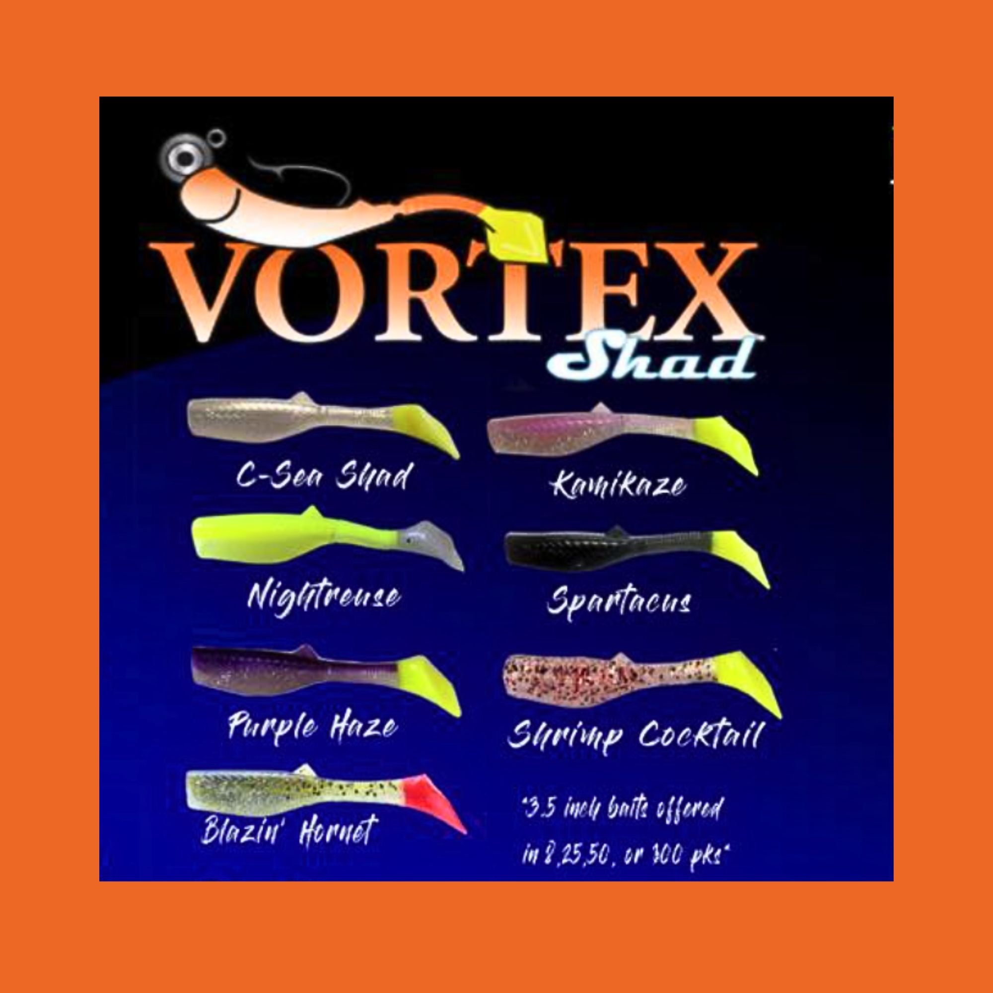 Matrix Lures Vortex Shad Soft Plastic Swim Bait | Fishing Store ...