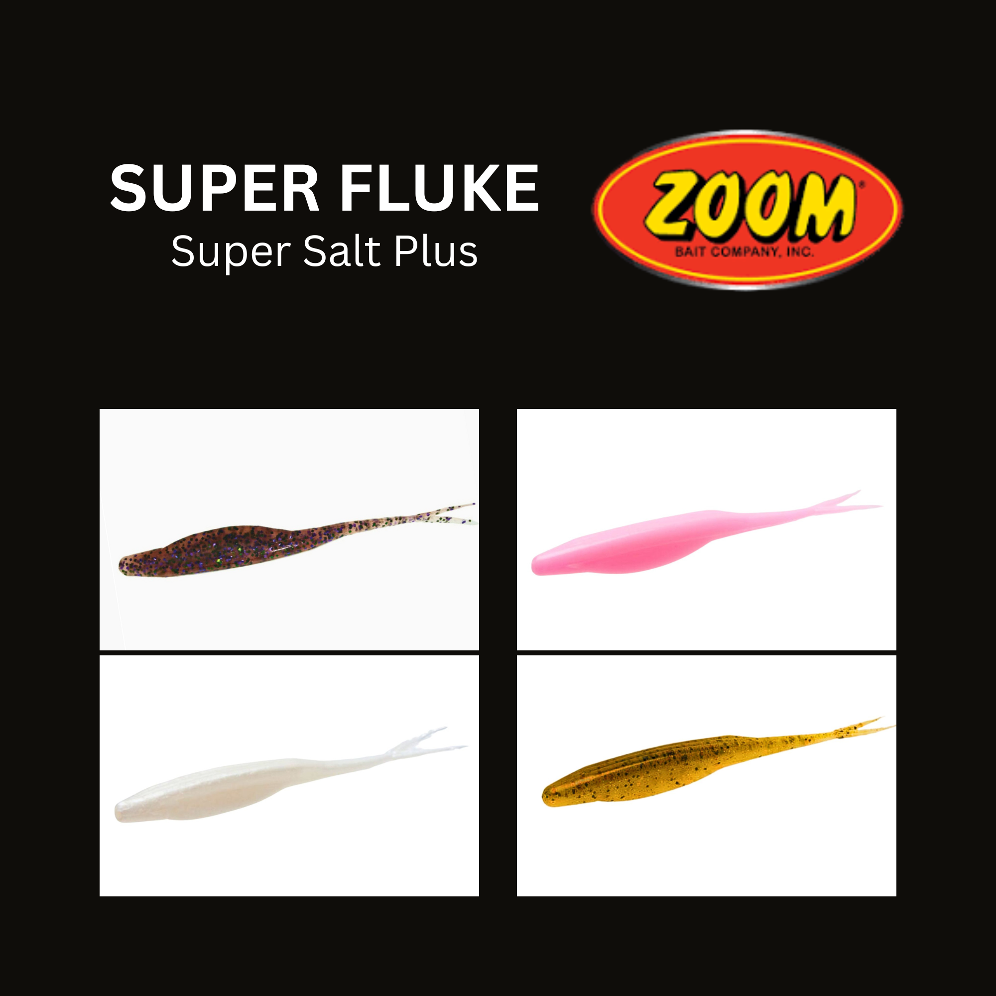 Zoom Bait Company - Super Fluke Fishing Lure - Fishing Store ...