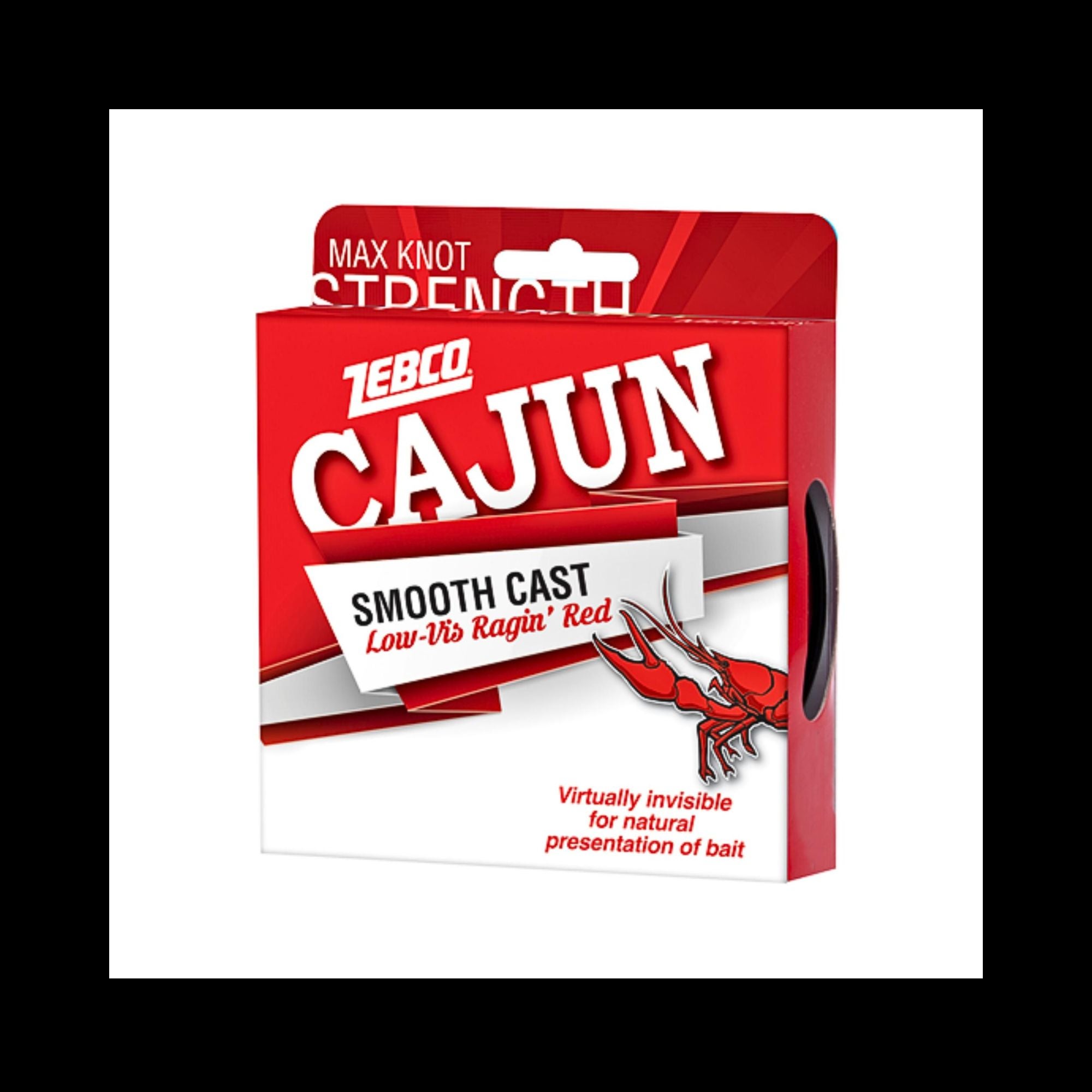 Zebco Cajun Line Smooth Cast Fishing Line | Low-Vis Ragin' Red | Store ...